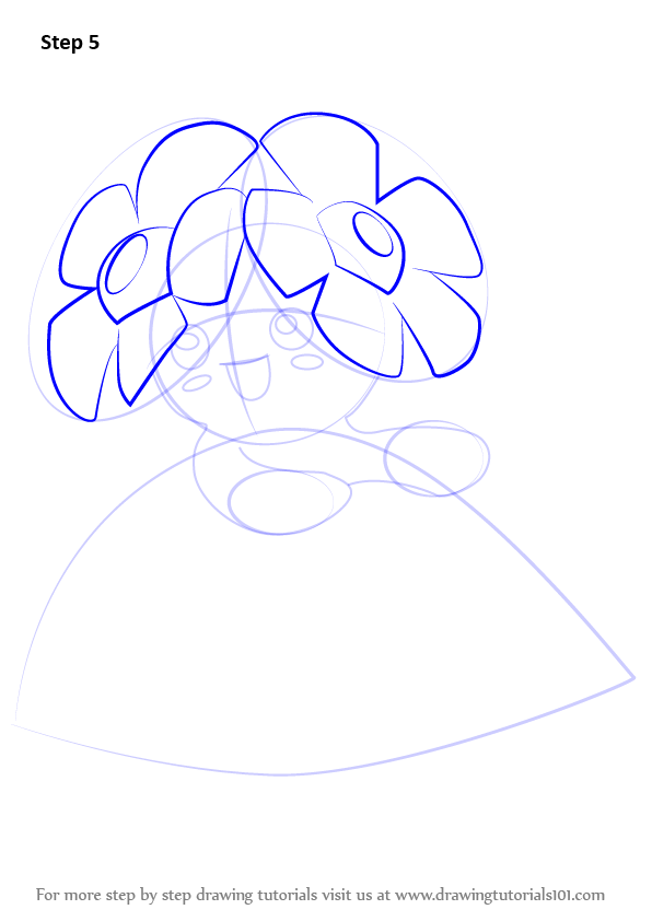 How to Draw Bellossom from Pokemon (Pokemon) Step by Step ...