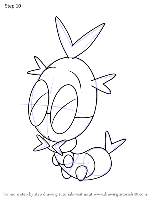 How to Draw Blipbug from Pokemon (Pokemon) Step by Step ...