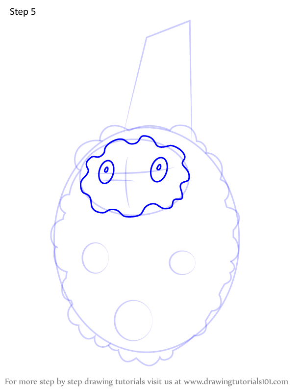 How to Draw Burmy Sandy Cloak from Pokemon (Pokemon) Step by Step ...