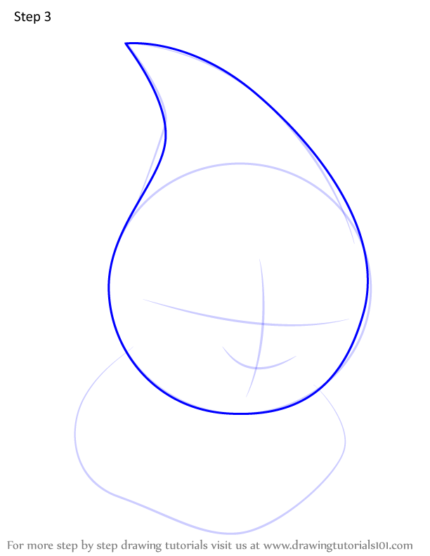 How to Draw Castform Rainy Form from Pokemon (Pokemon) Step by Step ...