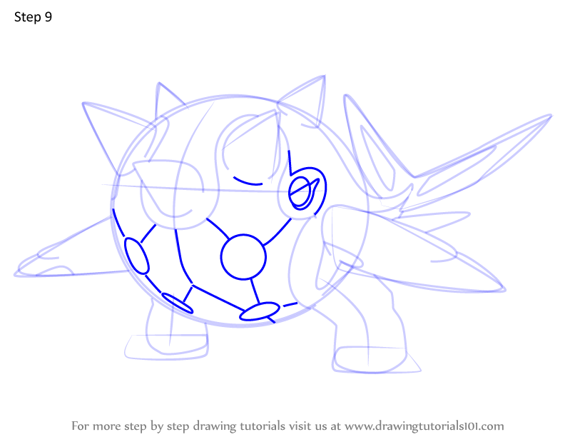 How to Draw Cetitan from Pokemon (Pokemon) Step by Step ...