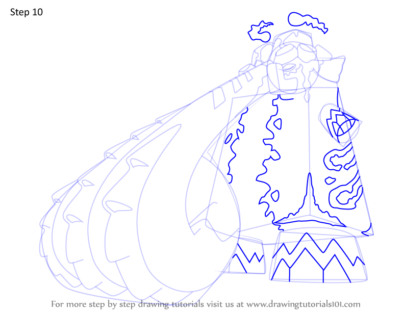 How to Draw Copperajah Gigantamax from Pokemon (Pokemon) Step by Step ...