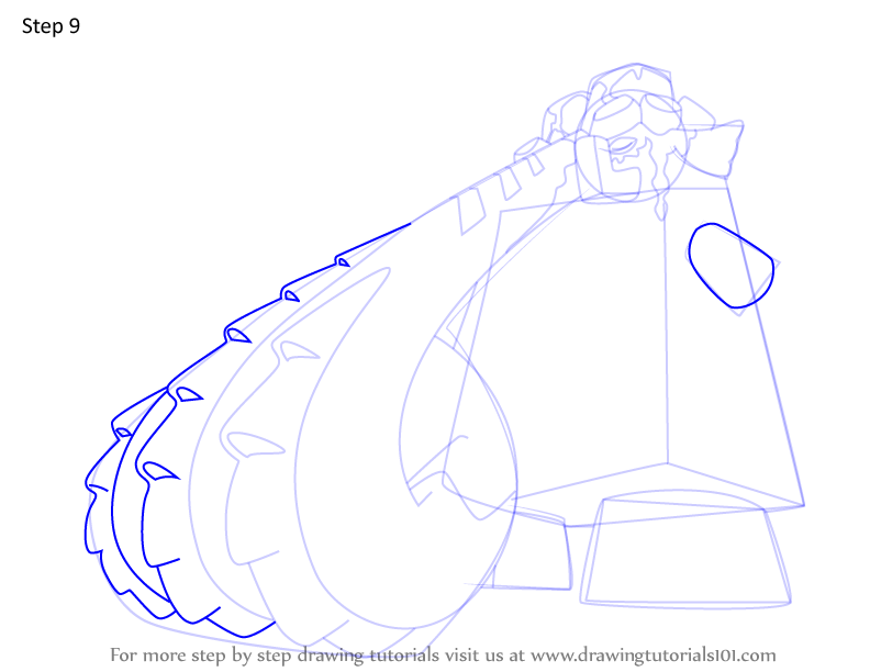 How to Draw Copperajah Gigantamax from Pokemon (Pokemon) Step by Step ...