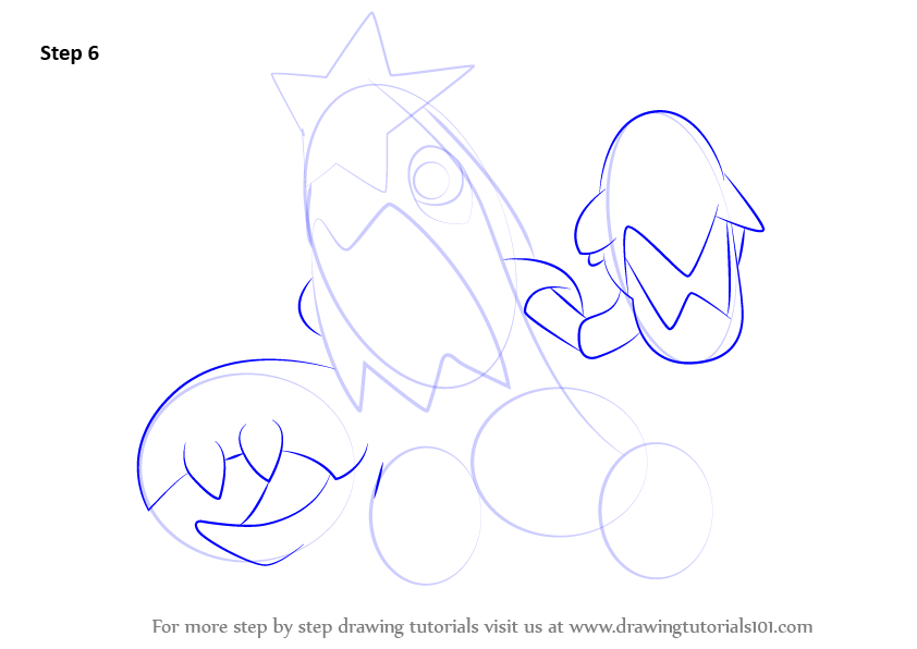 How to Draw Crawdaunt from Pokemon (Pokemon) Step by Step ...