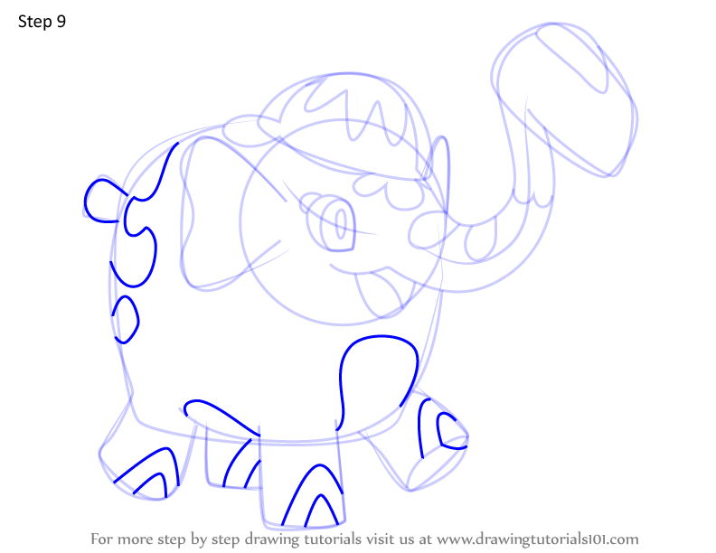 How To Draw Elephant Pokemon