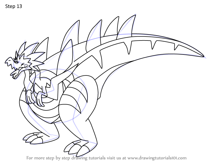 How to Draw Dracozolt from Pokemon (Pokemon) Step by Step ...