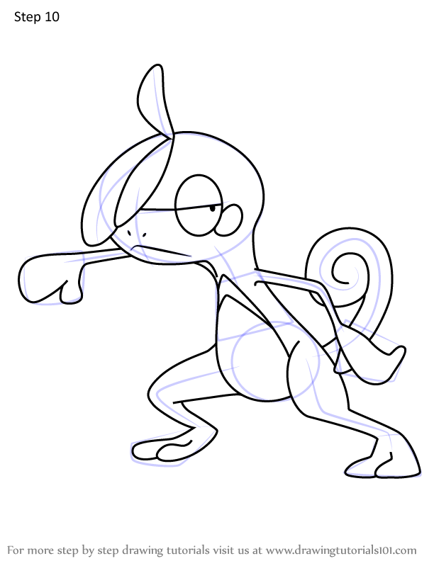 How to Draw Drizzile from Pokemon (Pokemon) Step by Step ...