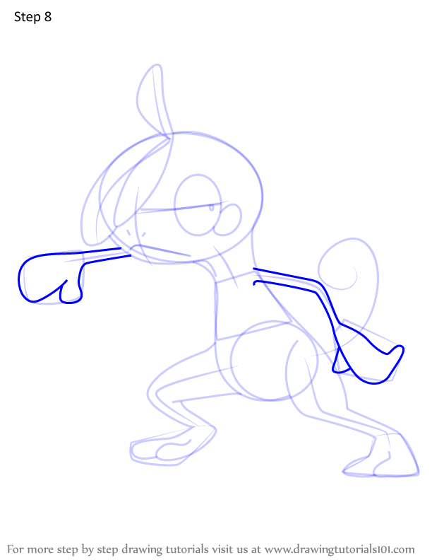 How to Draw Drizzile from Pokemon (Pokemon) Step by Step ...