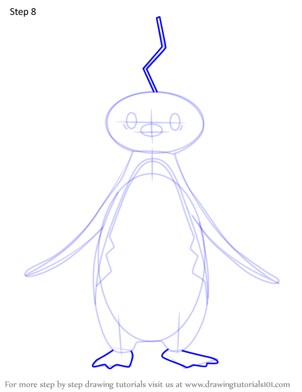 How to Draw Eiscue - Noice Face from Pokemon (Pokemon) Step by Step ...