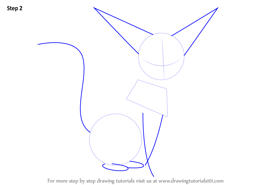 How to Draw Espeon from Pokemon (Pokemon) Step by Step | DrawingTutorials101.com