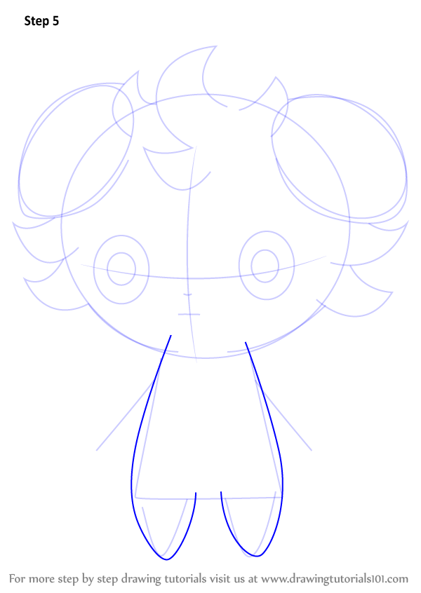 How to Draw Espurr from Pokemon (Pokemon) Step by Step | DrawingTutorials101.com