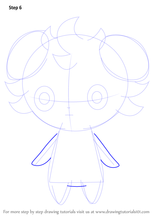 How to Draw Espurr from Pokemon (Pokemon) Step by Step | DrawingTutorials101.com