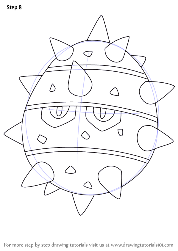 How to Draw Ferroseed from Pokemon (Pokemon) Step by Step ...