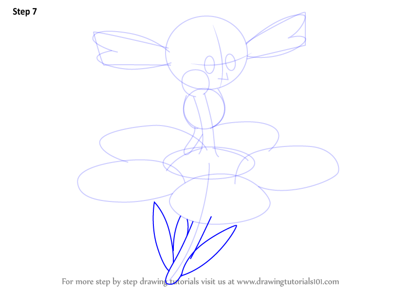 How to Draw Flabebe from Pokemon (Pokemon) Step by Step ...