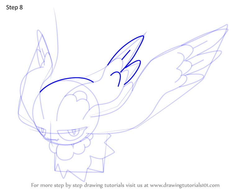 How to Draw Flutter Mane from Pokemon (Pokemon) Step by Step ...