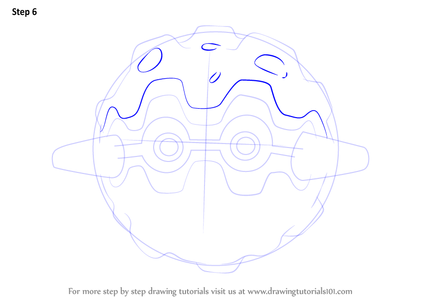 How to Draw Forretress from Pokemon (Pokemon) Step by Step ...