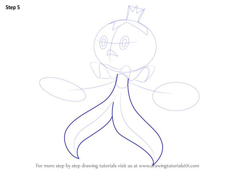 How to Draw Frillish from Pokemon (Pokemon) Step by Step ...