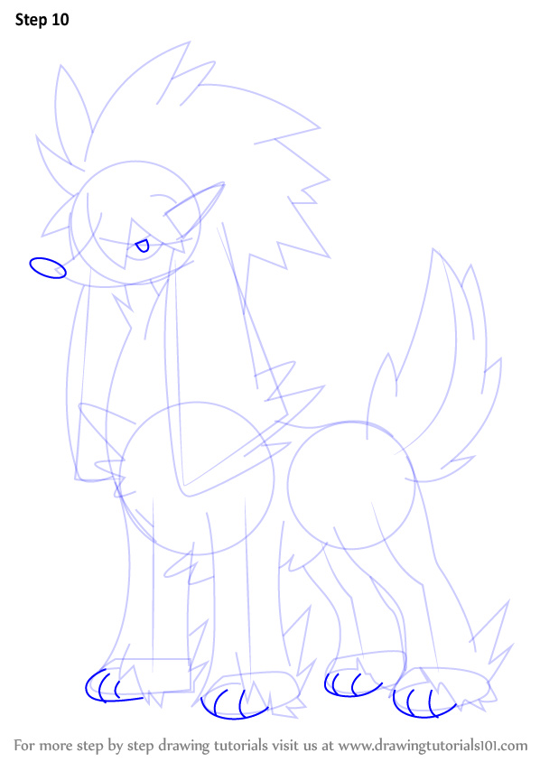 How to Draw Furfrou from Pokemon (Pokemon) Step by Step ...
