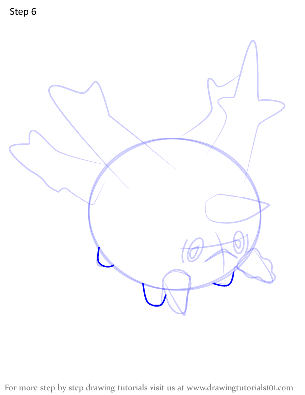 How to Draw Galarian Corsola from Pokemon (Pokemon) Step by Step ...