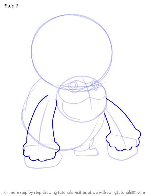 How to Draw Galarian Darmanitan from Pokemon (Pokemon) Step by Step ...