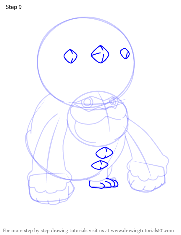How to Draw Galarian Darmanitan from Pokemon (Pokemon) Step by Step ...