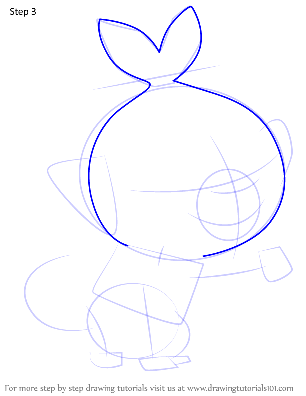How to Draw Grookey from Pokemon (Pokemon) Step by Step ...