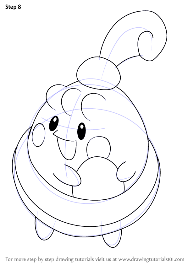 How to Draw Happiny from Pokemon (Pokemon) Step by Step ...