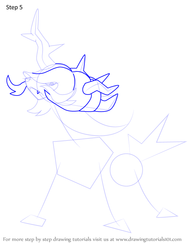 How to Draw Hisuian Samurott from Pokemon (Pokemon) Step by Step ...