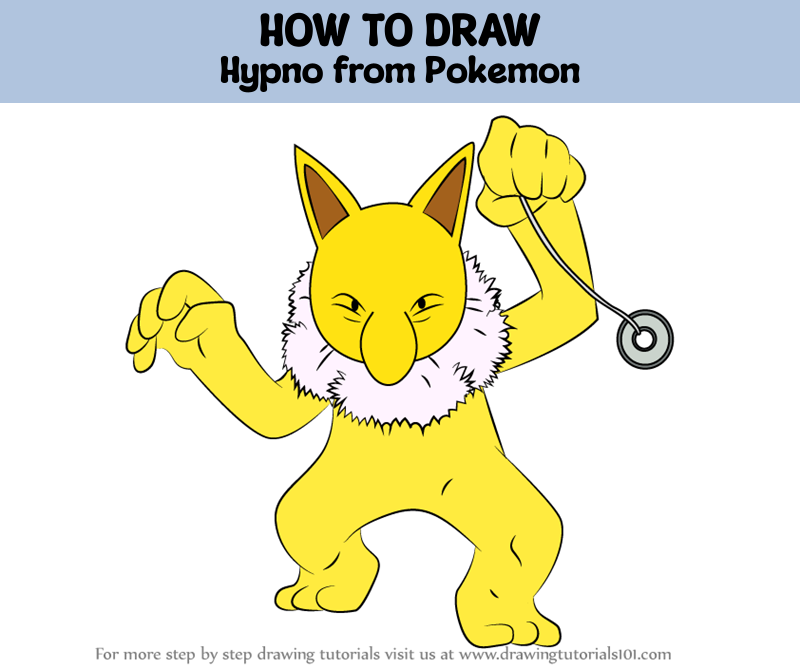 How to Draw Hypno from Pokemon (Pokemon) Step by Step ...