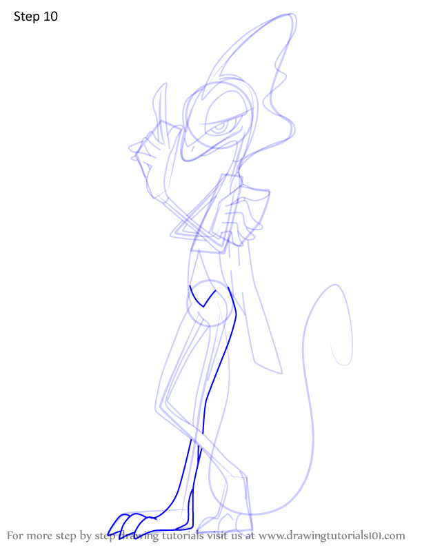 How to Draw Inteleon from Pokemon (Pokemon) Step by Step ...