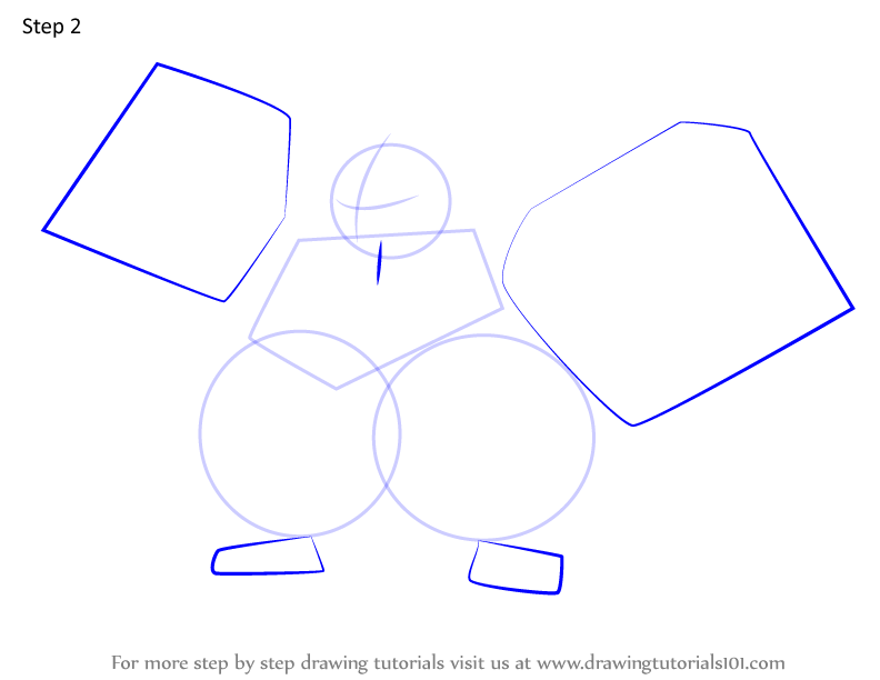 How to Draw Iron Hands from Pokemon (Pokemon) Step by Step ...