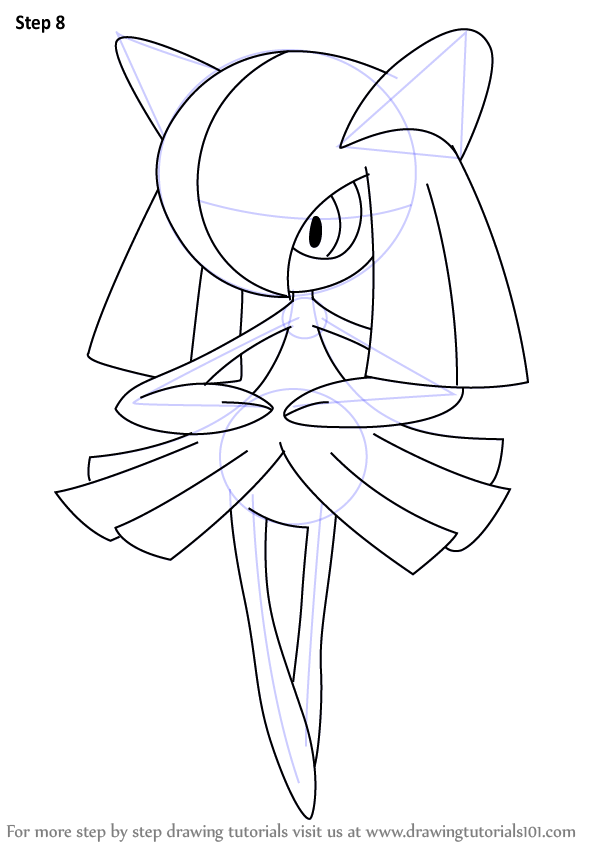 How to Draw Kirlia from Pokemon (Pokemon) Step by Step ...