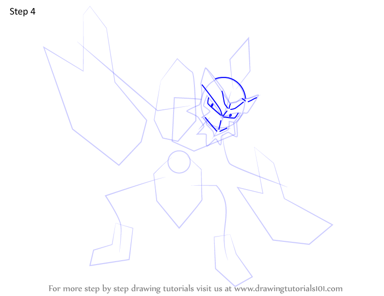 How to Draw Kleavor from Pokemon (Pokemon) Step by Step ...