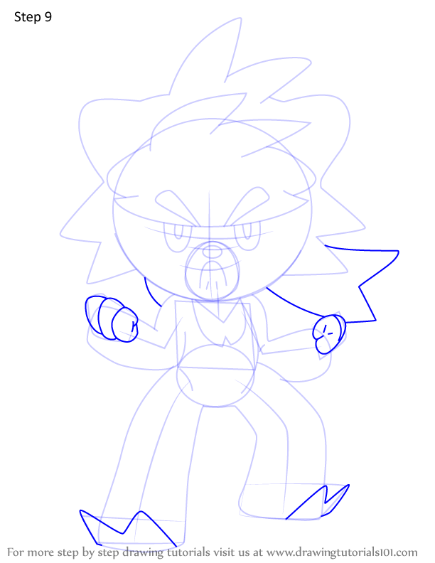How to Draw Kubfu from Pokemon (Pokemon) Step by Step ...