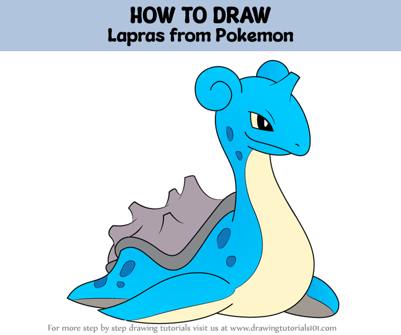 How to Draw Lapras from Pokemon (Pokemon) Step by Step ...