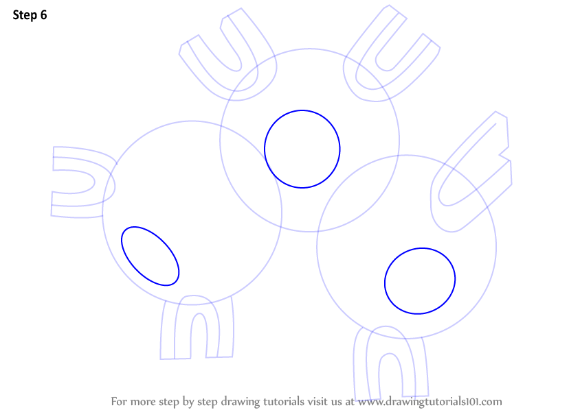 How to Draw Magneton from Pokemon (Pokemon) Step by Step ...