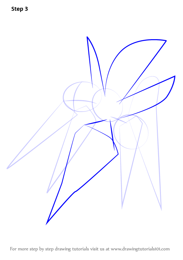 How to Draw Mega Beedrill from Pokemon (Pokemon) Step by Step | DrawingTutorials101.com