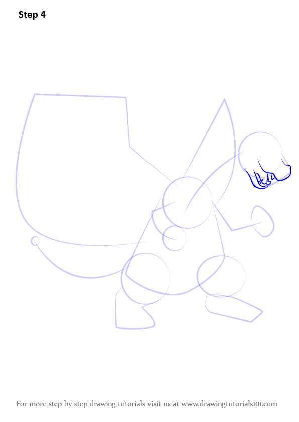 How To Draw Pokemon Mega Charizard X Easy