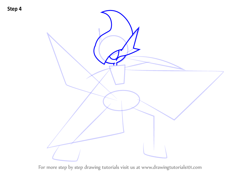 How to Draw Mega Gallade from Pokemon (Pokemon) Step by Step ...