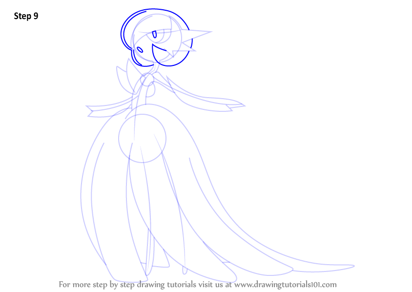 How to Draw Mega Gardevoir from Pokemon (Pokemon) Step by Step ...
