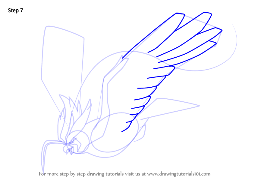 How to Draw Mega Pidgeot from Pokemon (Pokemon) Step by Step ...