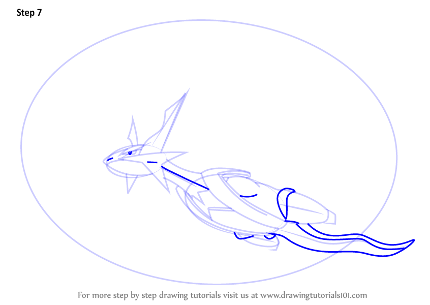 How to Draw Mega Salamence from Pokemon (Pokemon) Step by Step ...
