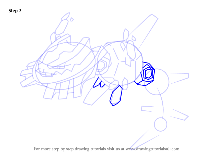 How to Draw Mega Steelix from Pokemon (Pokemon) Step by Step ...