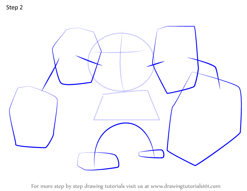 Blank Chibi Papercraft Template
