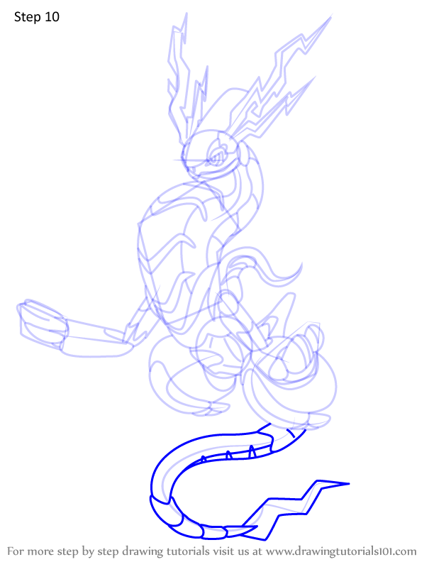How to Draw Miraidon from Pokemon (Pokemon) Step by Step ...
