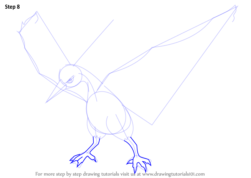 How to Draw Moltres from Pokemon (Pokemon) Step by Step ...