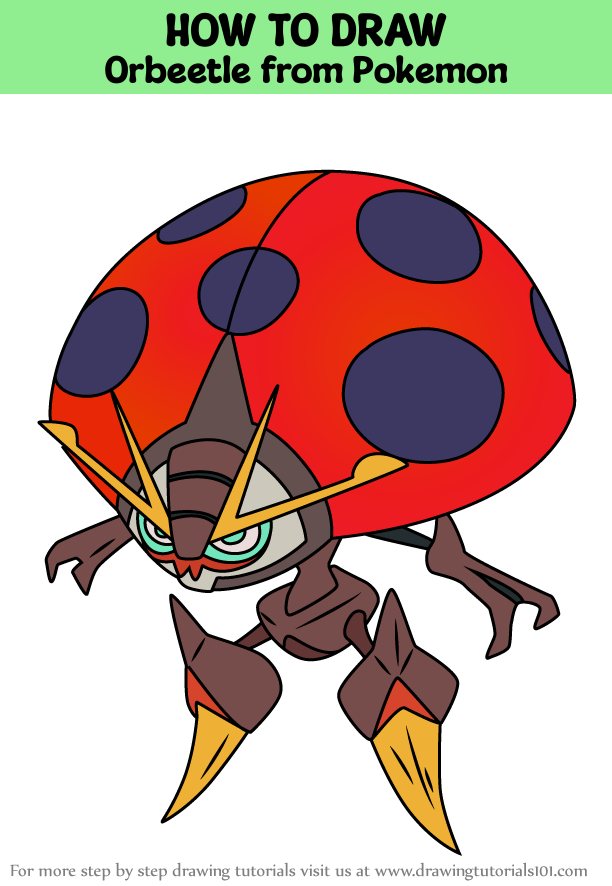 How to Draw Orbeetle from Pokemon (Pokemon) Step by Step ...