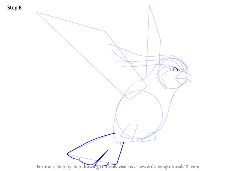 How to Draw Pidgeot from Pokemon (Pokemon) Step by Step ...