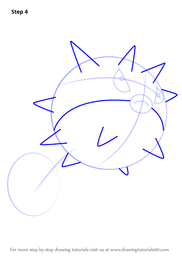 How to Draw Qwilfish from Pokemon (Pokemon) Step by Step ...