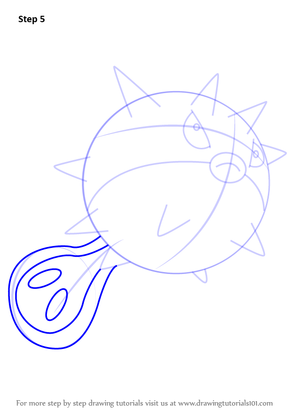 How to Draw Qwilfish from Pokemon (Pokemon) Step by Step ...